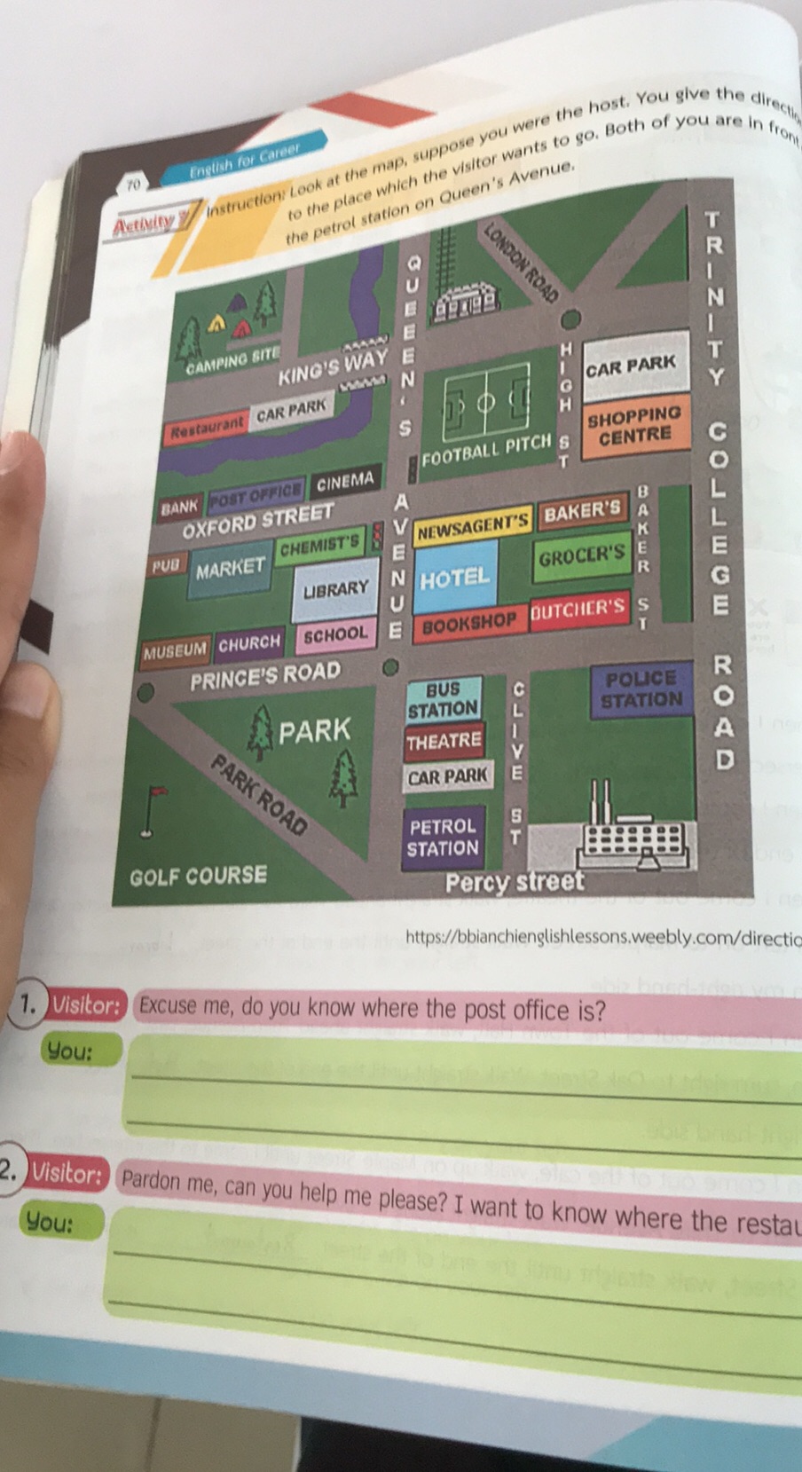 Instruction: Look at the map, suppose you | StudyX