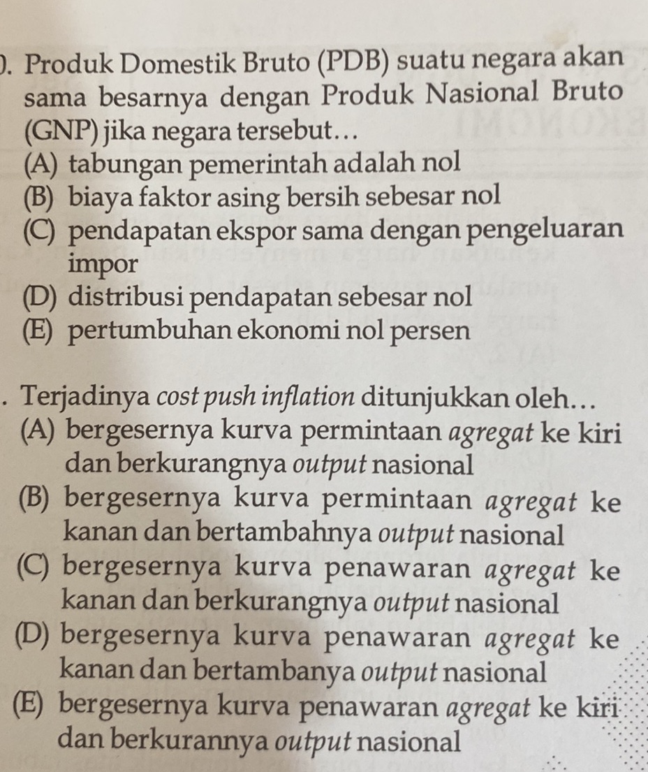 Produk Domestik Bruto (PDB) suatu negara | StudyX