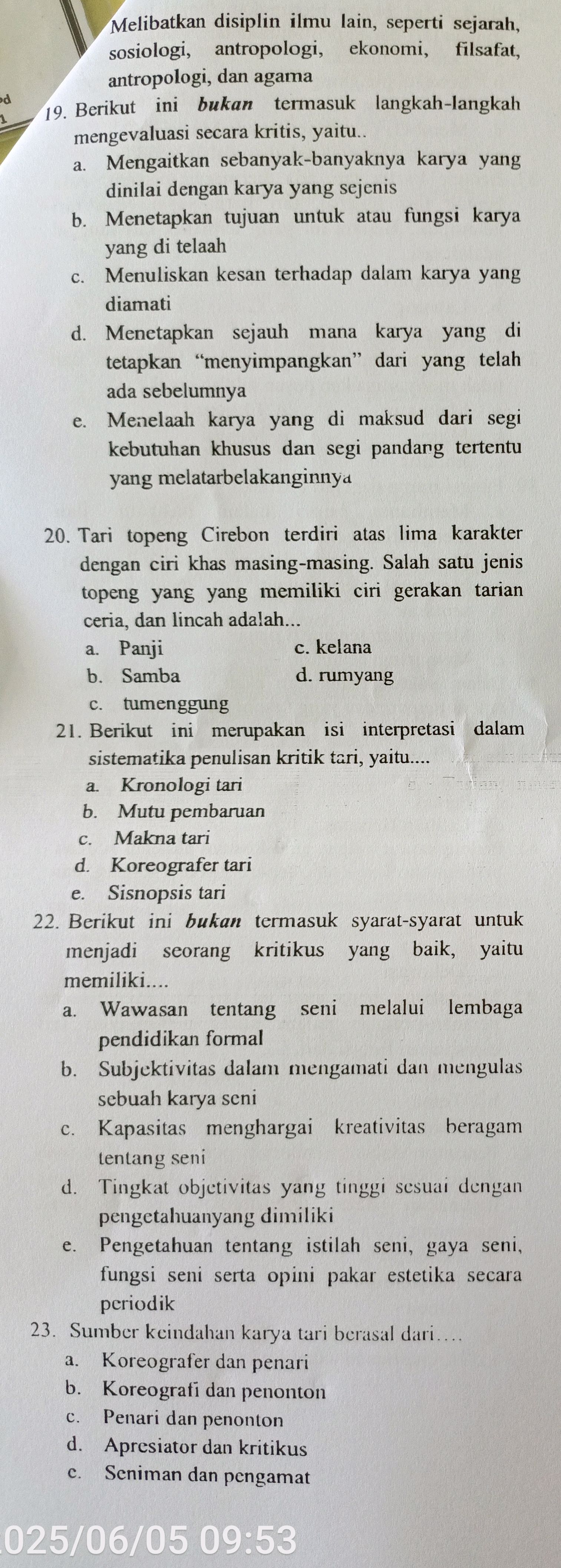 19. Berikut ini bukan termasuk | StudyX