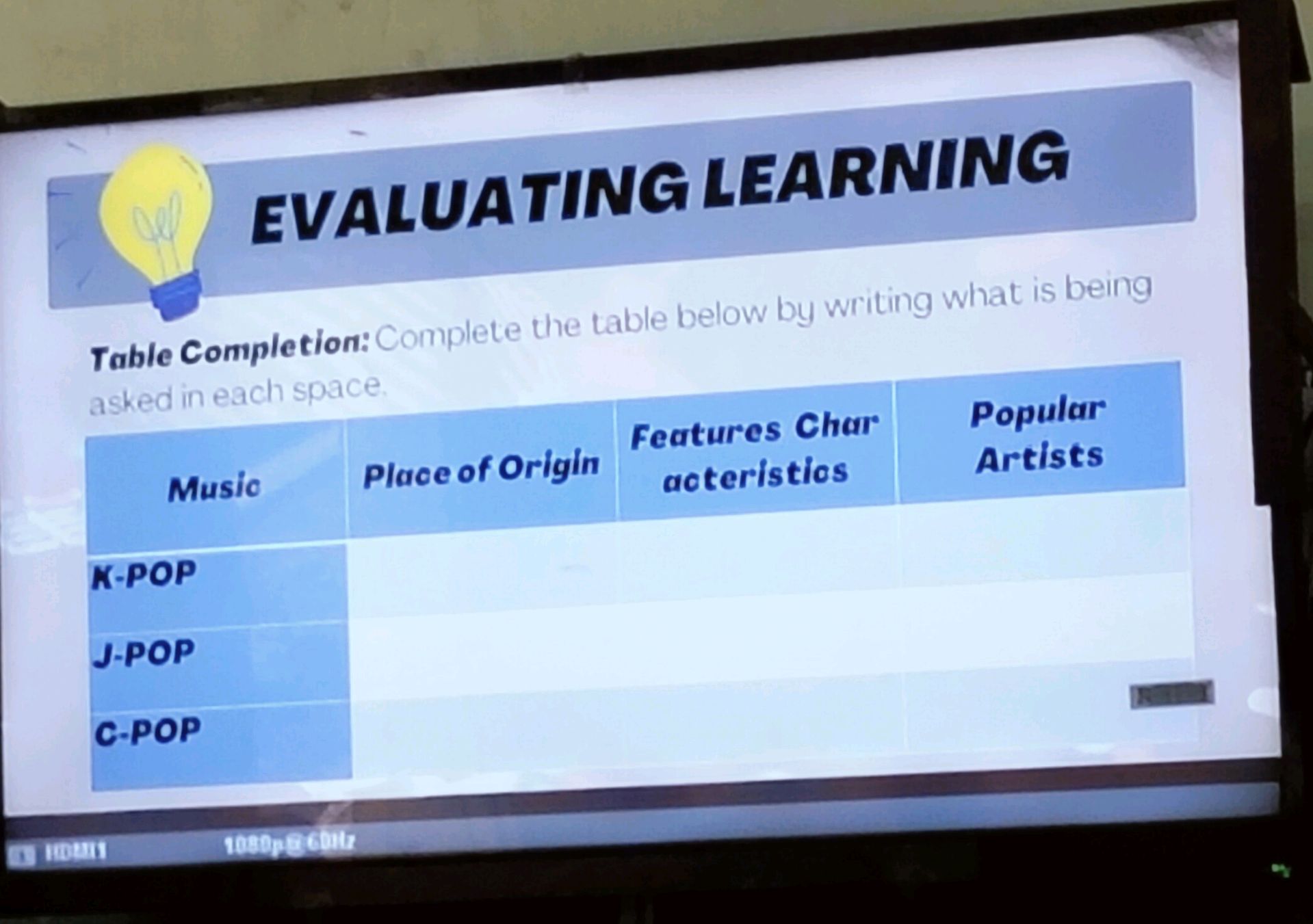 Table Completion: Complete the table below | StudyX