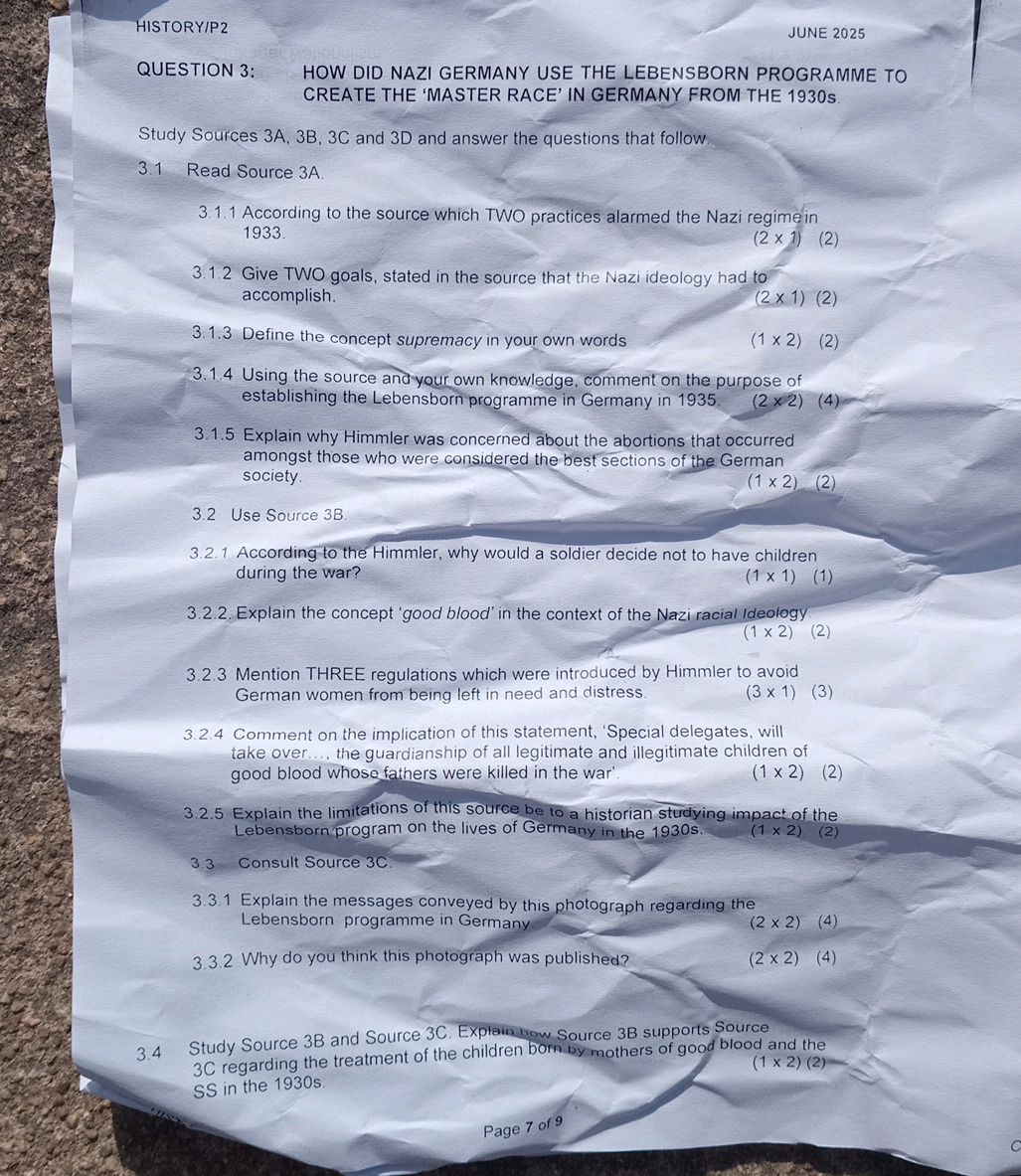 QUESTION 3: HOW DID NAZI GERMANY USE THE | StudyX