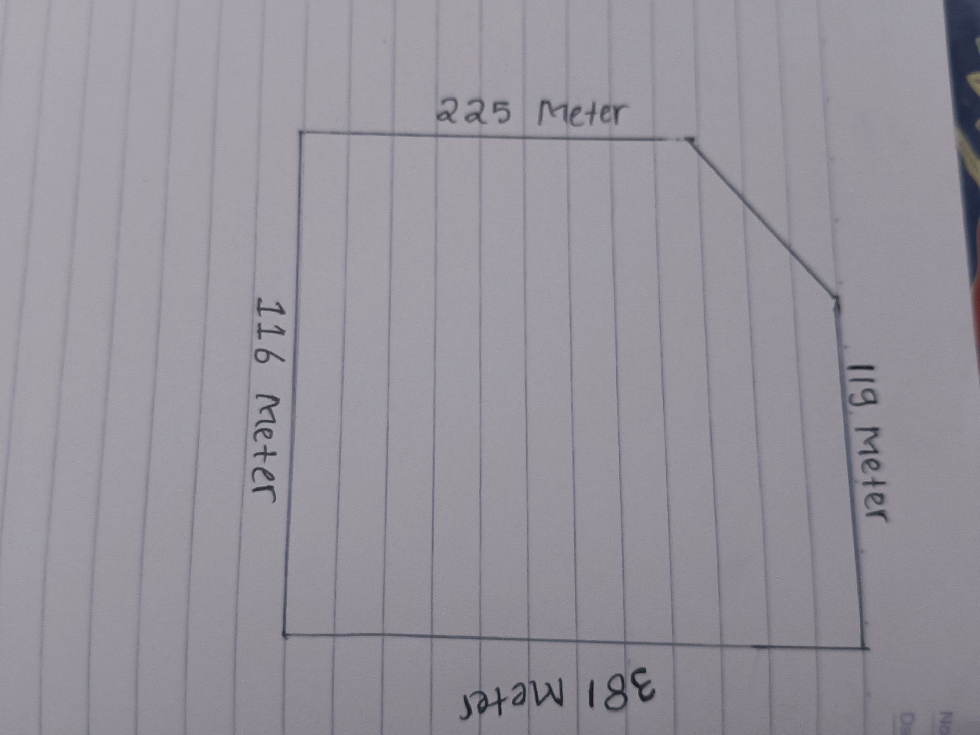 The image shows a polygon with the following | StudyX