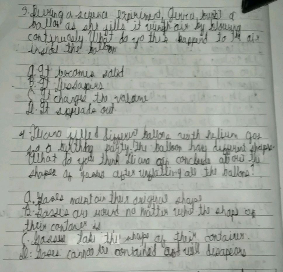 3. During a science experiment, Gerica buys | StudyX