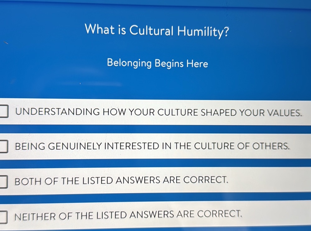 What is Cultural Humility? Belonging Begins | StudyX