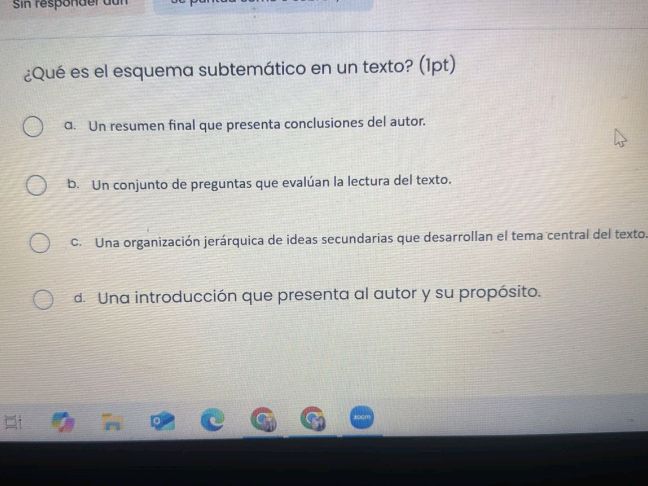 ¿Qué es el esquema subtemático en un texto? | StudyX
