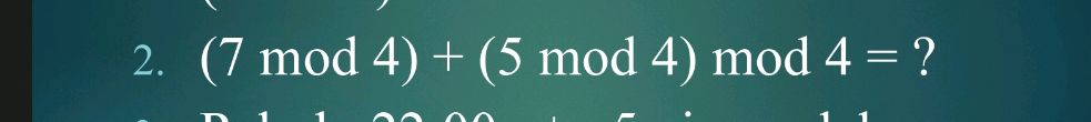Modulo Arithmetic Problems | StudyX