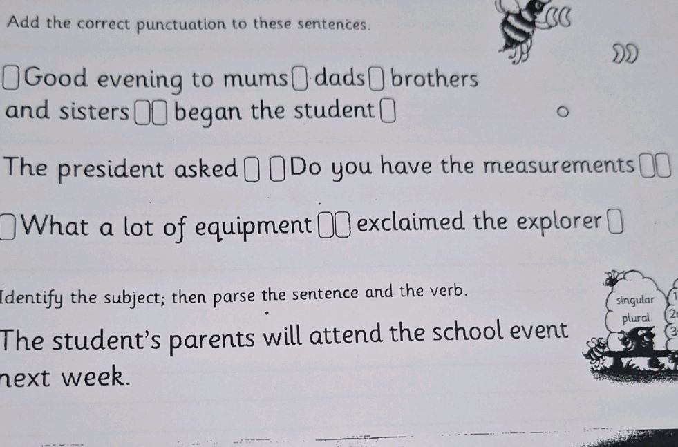Add the correct punctuation to these | StudyX