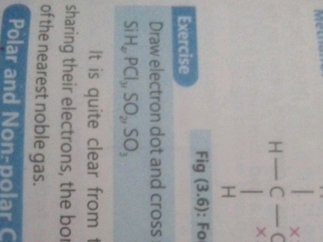 Draw electron dot and cross SiH₄, PCl₃, SO₂, | StudyX