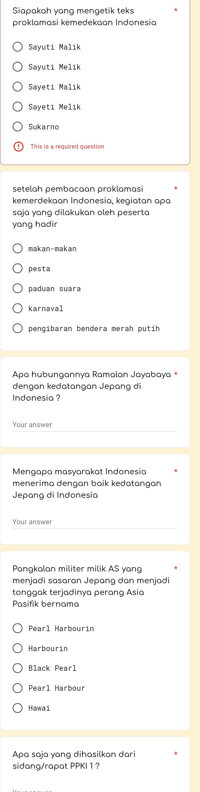 Siapakah yang mengetik teks proklamasi | StudyX