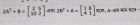 Given the following equations: $2A^T + B = 2