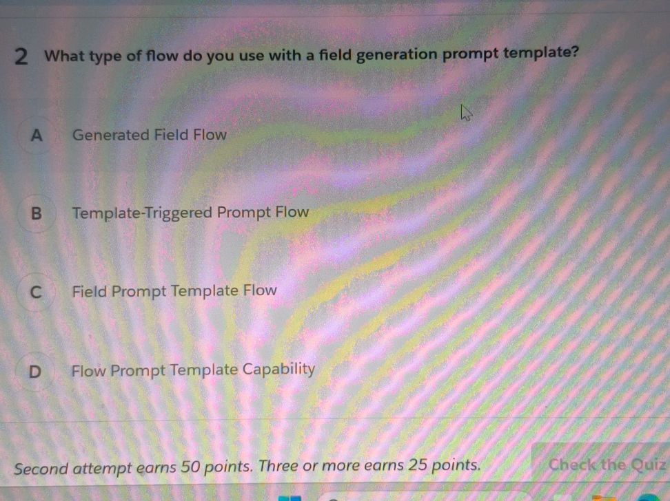 2 What type of flow do you use with a field | StudyX
