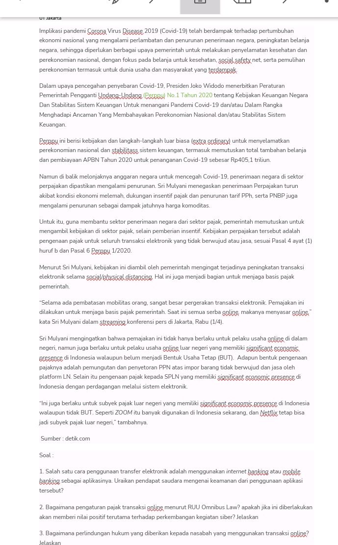 Soal: 1. Salah satu cara penggunaan | StudyX