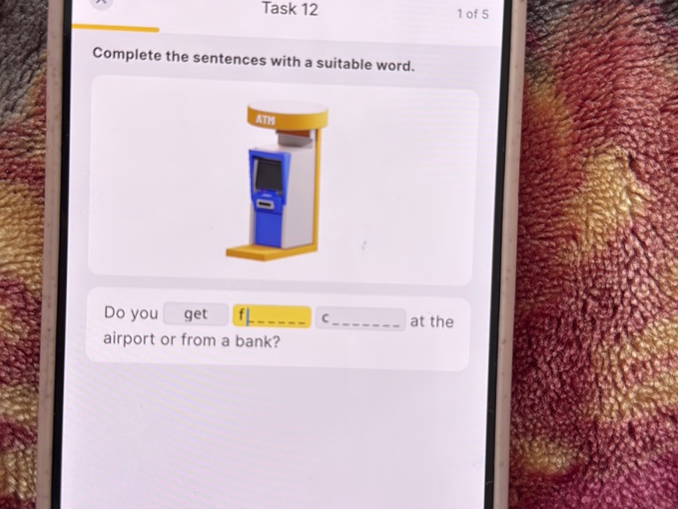 Complete the sentences with a suitable word. | StudyX