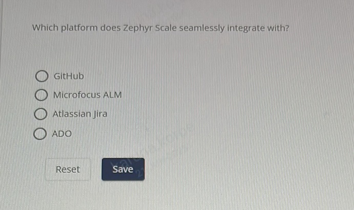 Which platform does Zephyr Scale seamlessly | StudyX