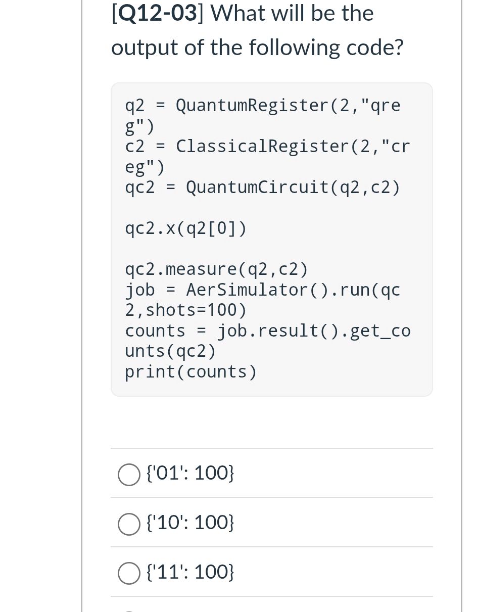 What will be the output of the following | StudyX