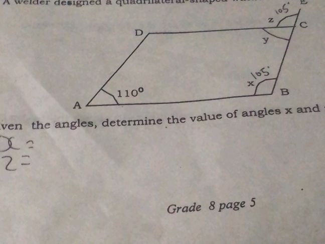 Given the angles, determine the value of | StudyX