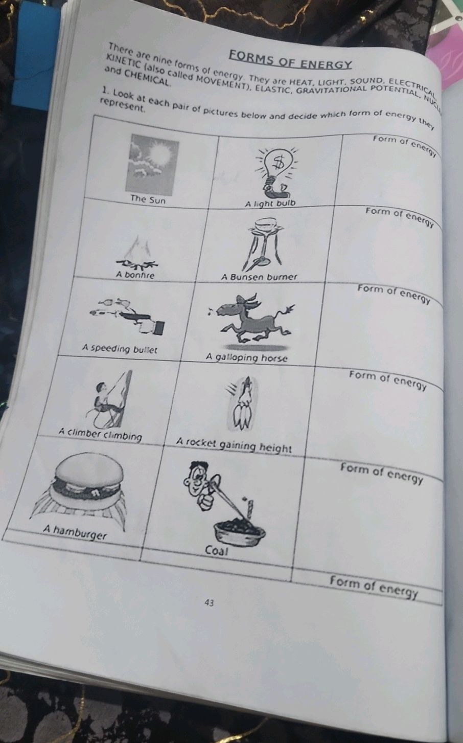 There are nine forms of energy. They are | StudyX