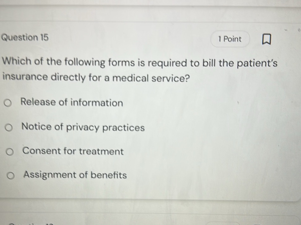 Which of the following forms is required to | StudyX