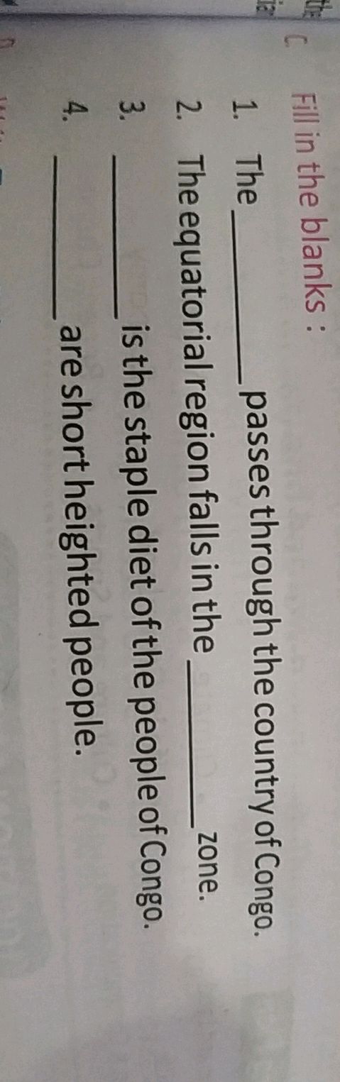 Fill in the blanks: 1. The ______ passes | StudyX