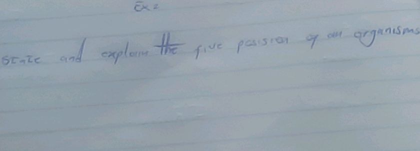 State and explain the five positions of all | StudyX