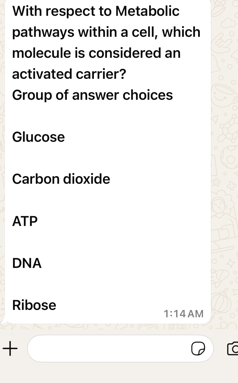 With respect to Metabolic pathways within a | StudyX