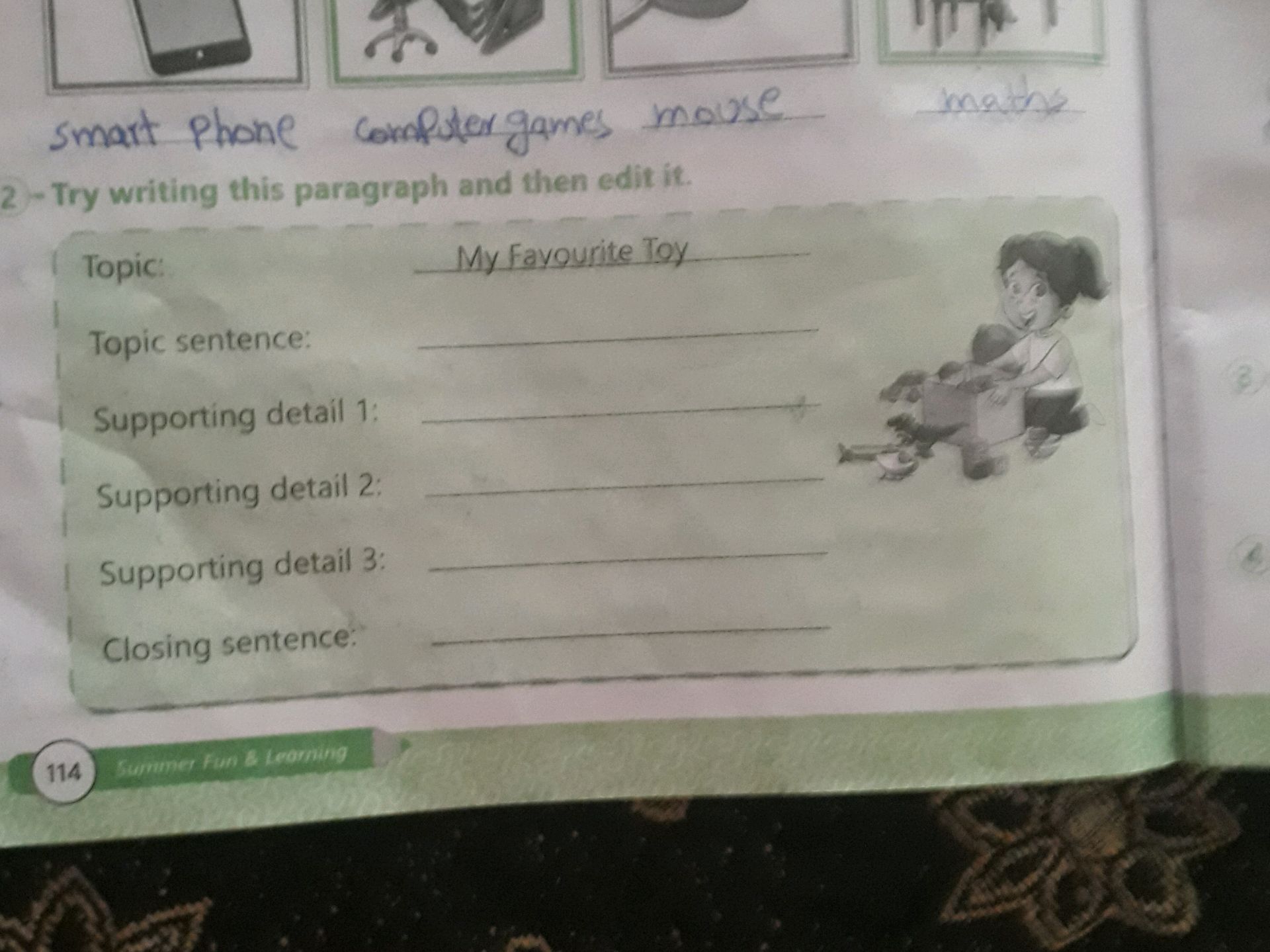 2- Try writing this paragraph and then edit | StudyX