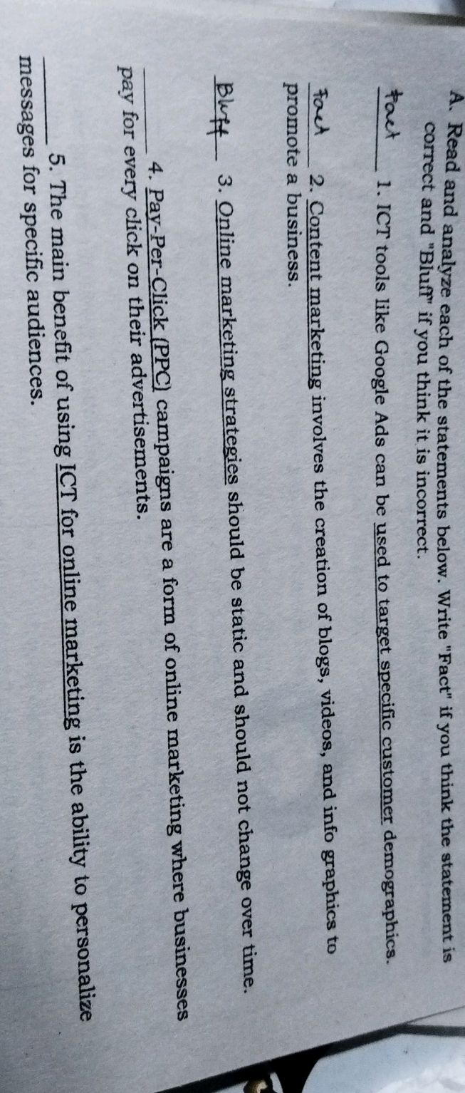 A. Read and analyze each of the statements | StudyX