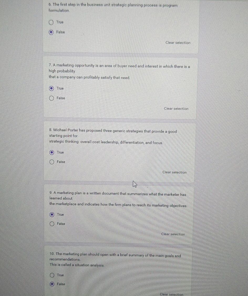 6. The first step in the business unit | StudyX