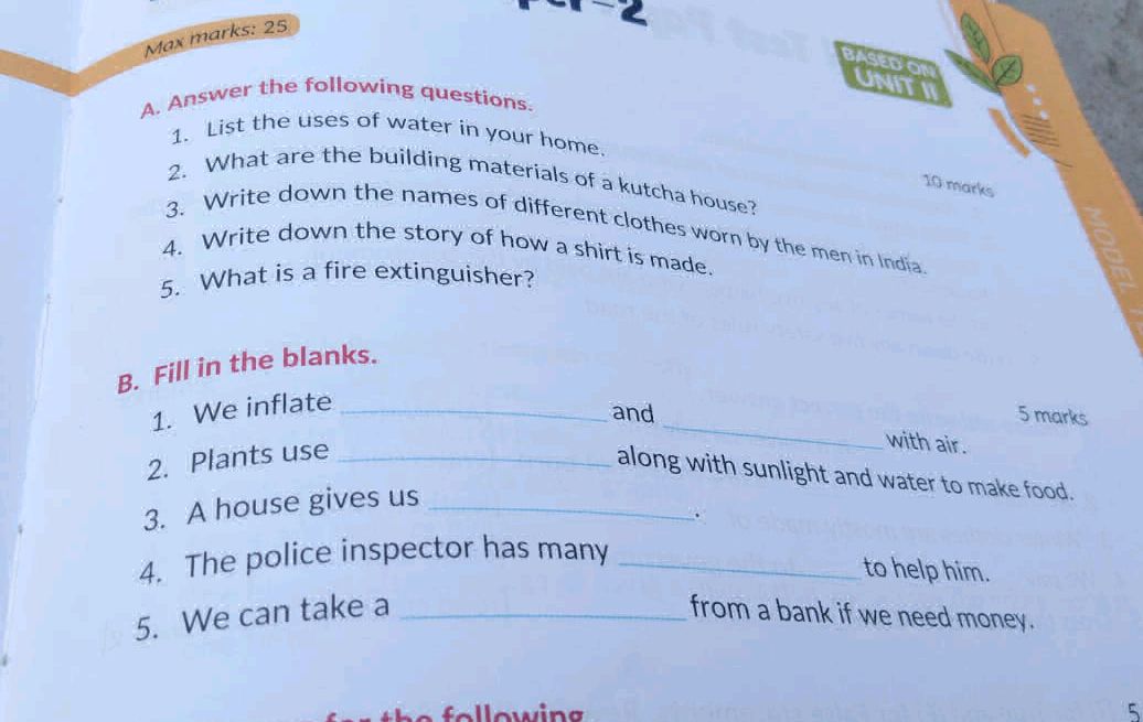 A. Answer the following questions. 1. List | StudyX