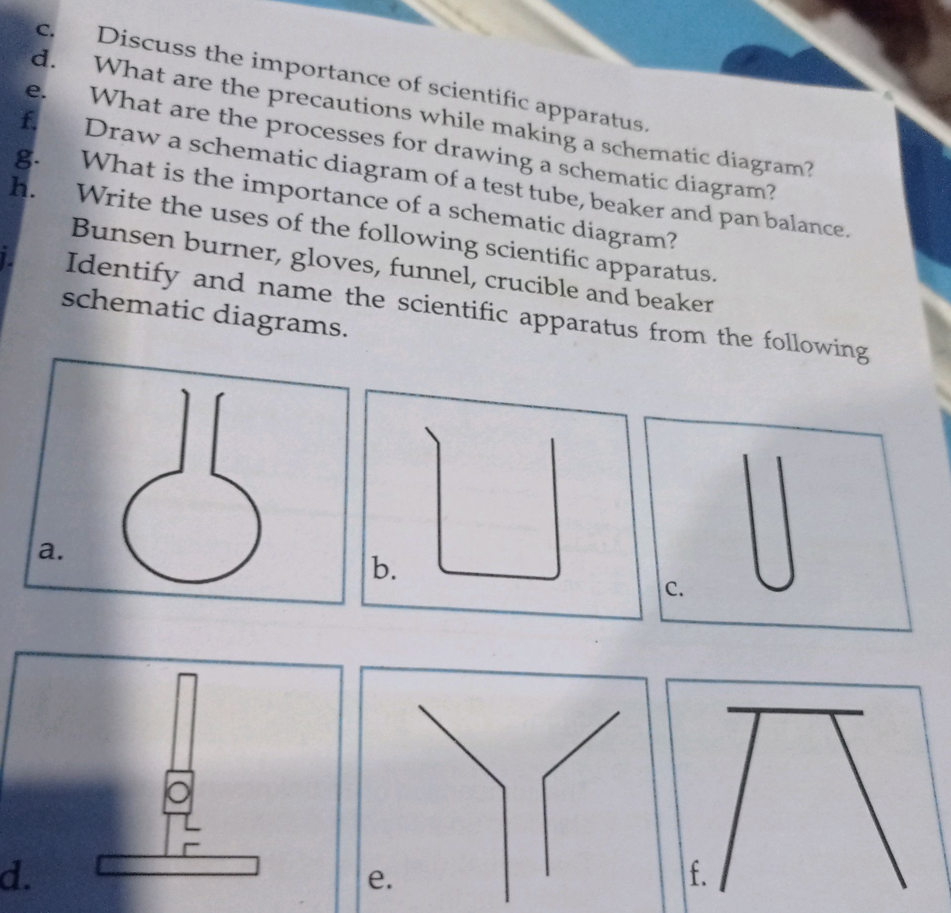 Identify and name the scientific apparatus | StudyX