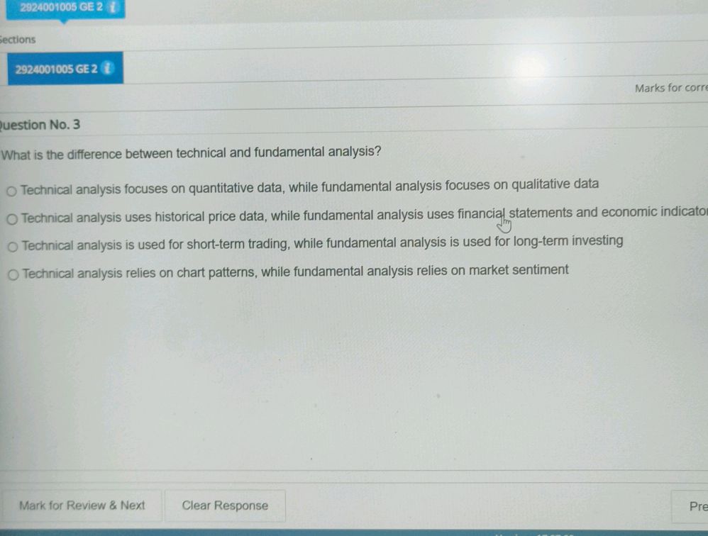 What is the difference between technical and | StudyX