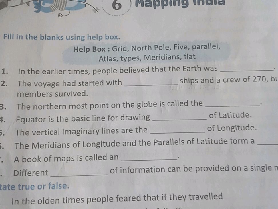 Fill in the blanks using help box. Help | StudyX