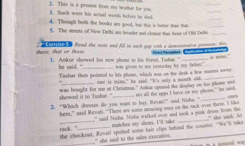 Exercise-5 Read the texts and fill in each | StudyX