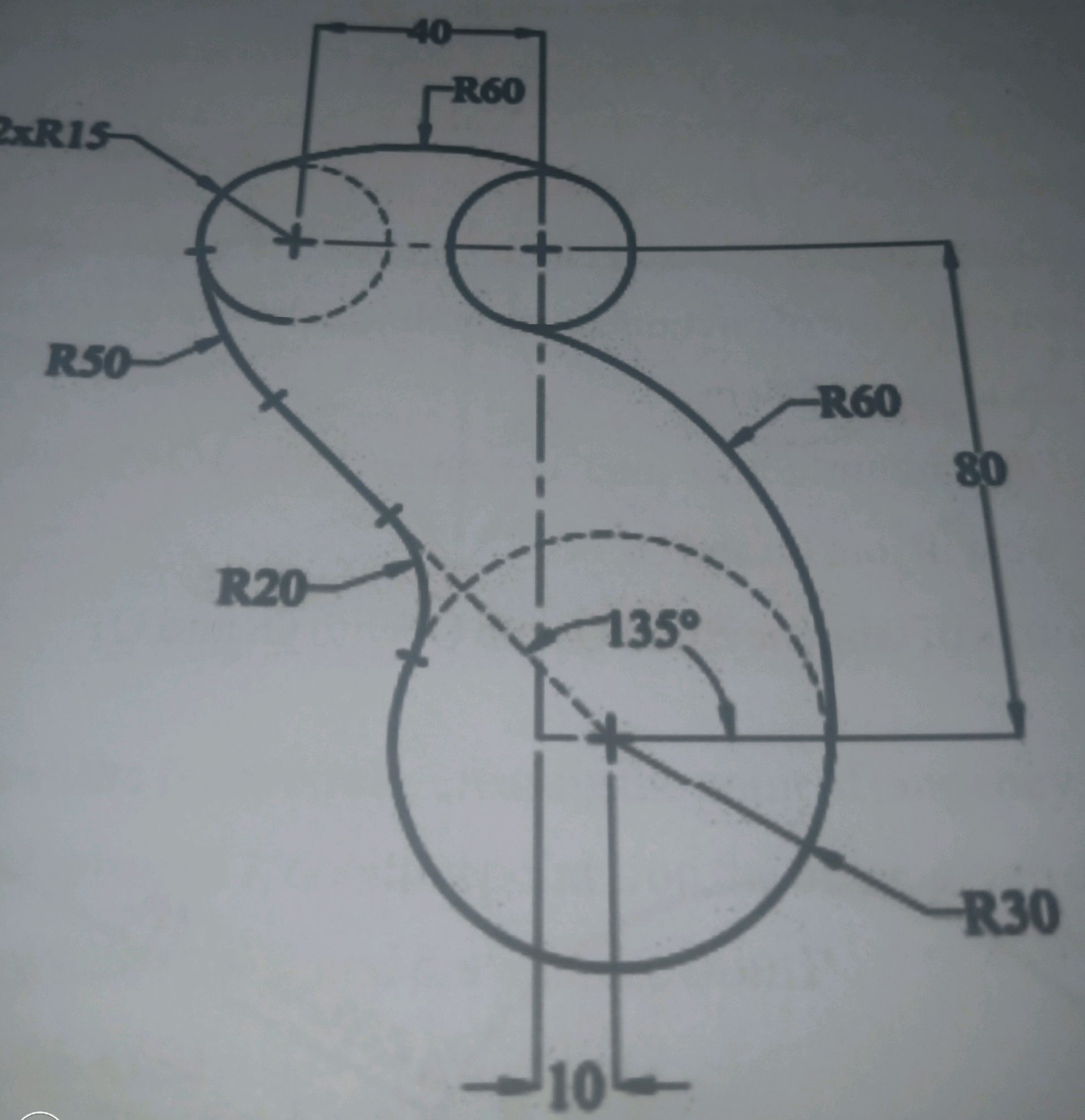 The image shows a 2D geometric diagram with | StudyX