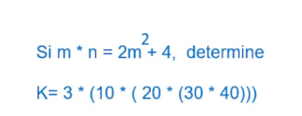 Si $m * n = 2m^2 + 4$, determine $K = 3 * | StudyX