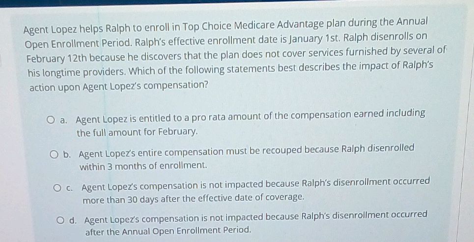 Agent Lopez helps Ralph to enroll in Top | StudyX