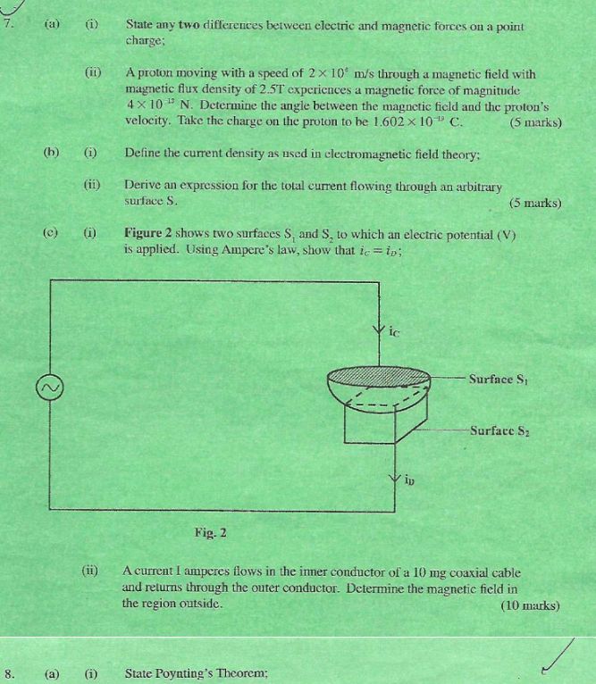 (a) (i) State any two differences between | StudyX