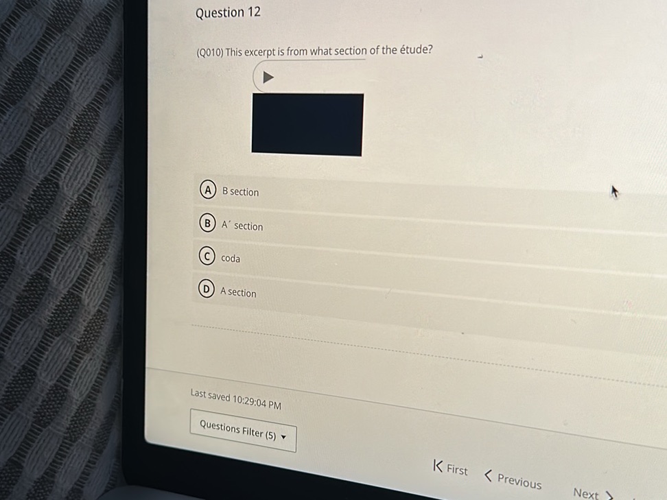 (Q010) This excerpt is from what section of | StudyX