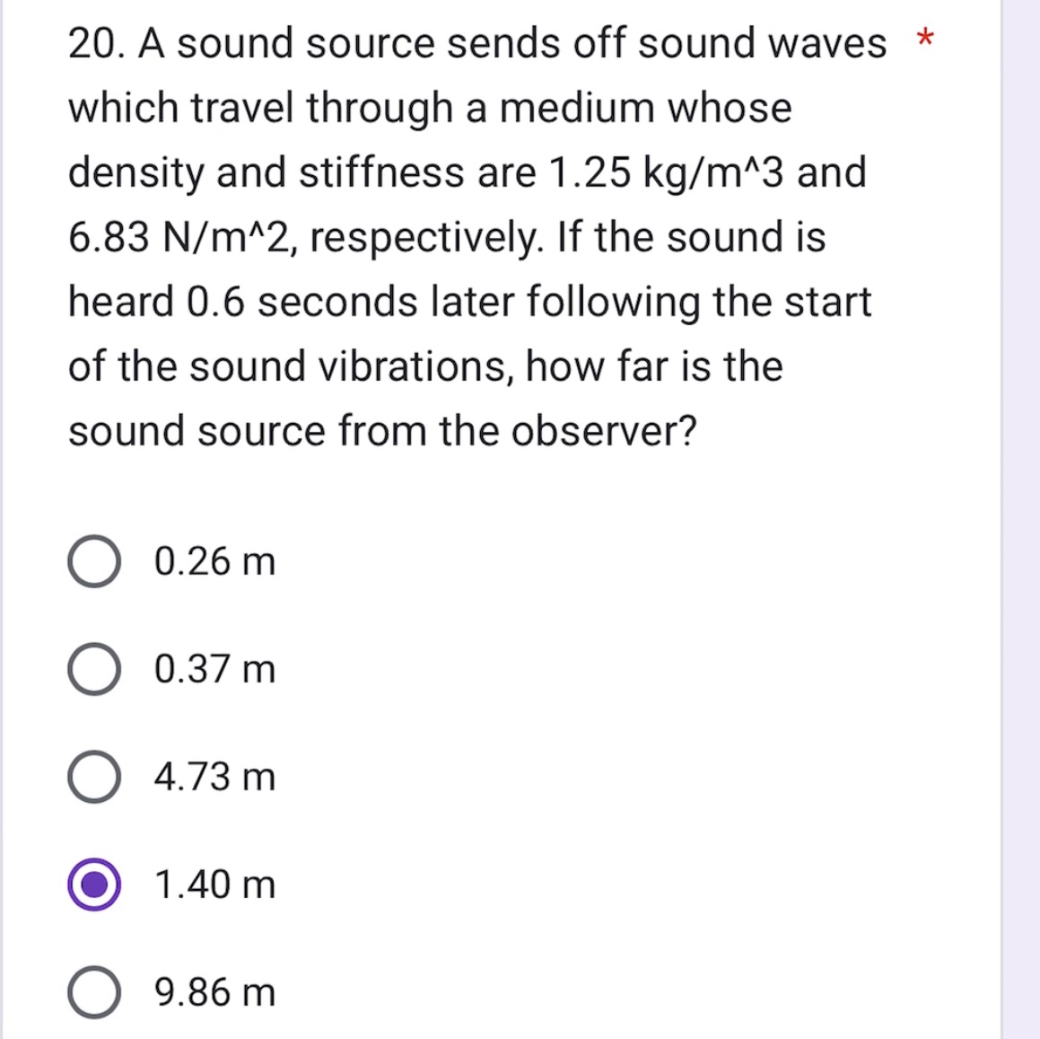 20. A sound source sends off sound waves | StudyX