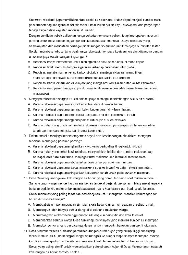 Setelah membaca teks tentang pentingnya | StudyX