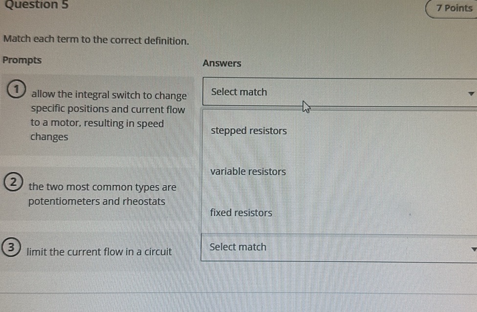 Match each term to the correct definition. | StudyX