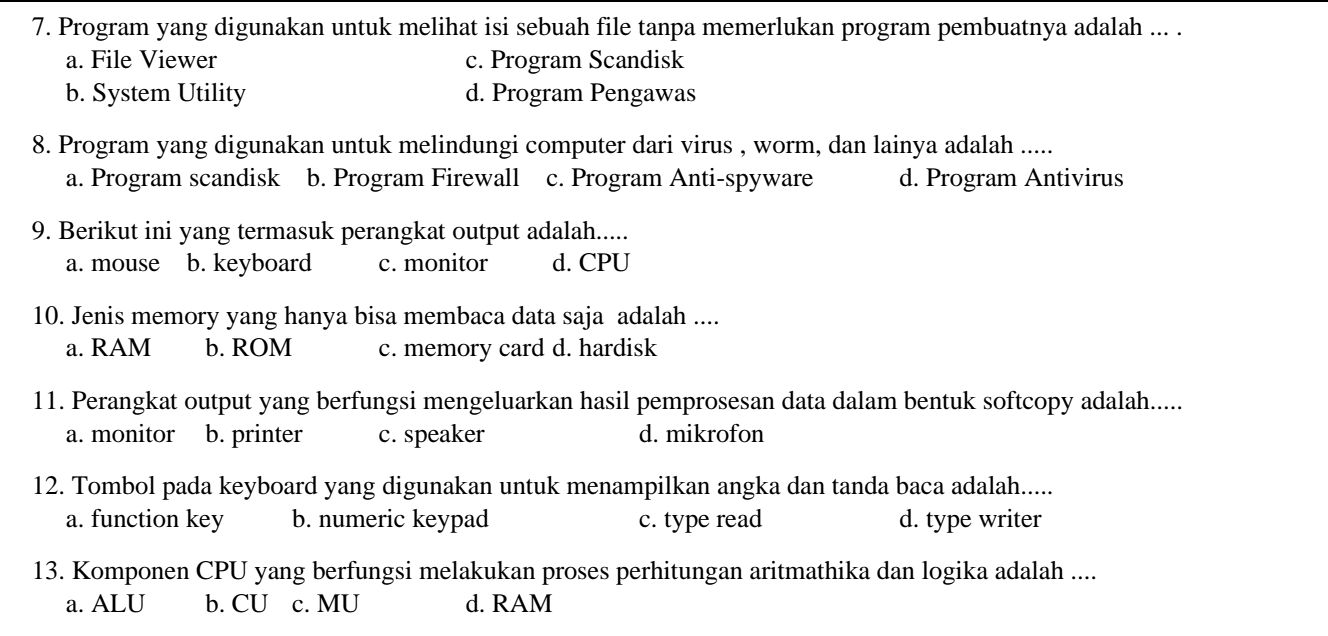 7. Program yang digunakan untuk melihat isi | StudyX