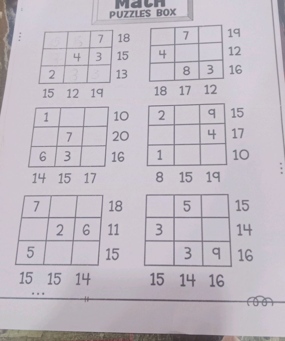 Solve the following math puzzles: | 5 | 3