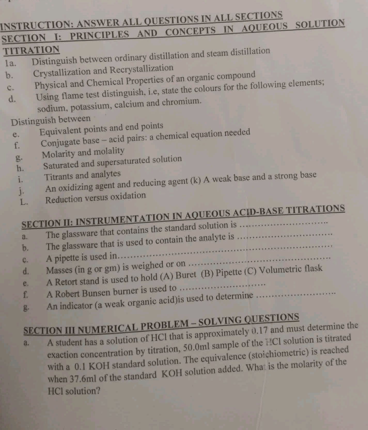 SECTION I: PRINCIPLES AND CONCEPTS IN | StudyX