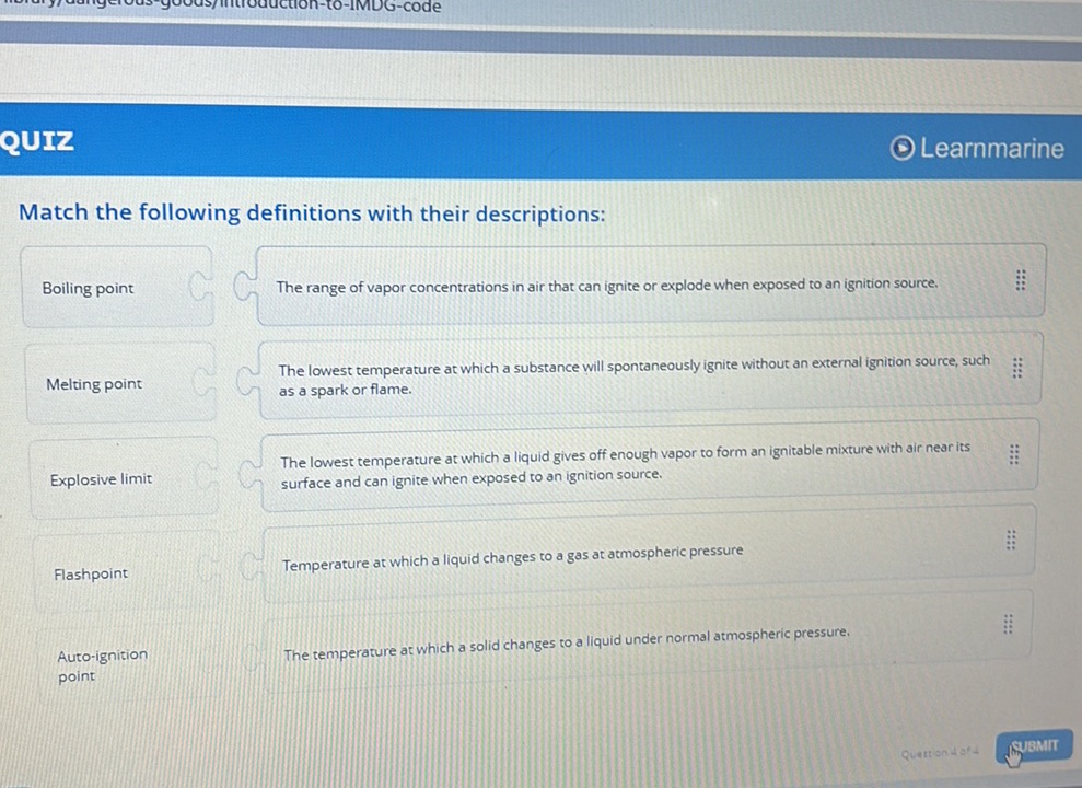Match the following definitions with their | StudyX
