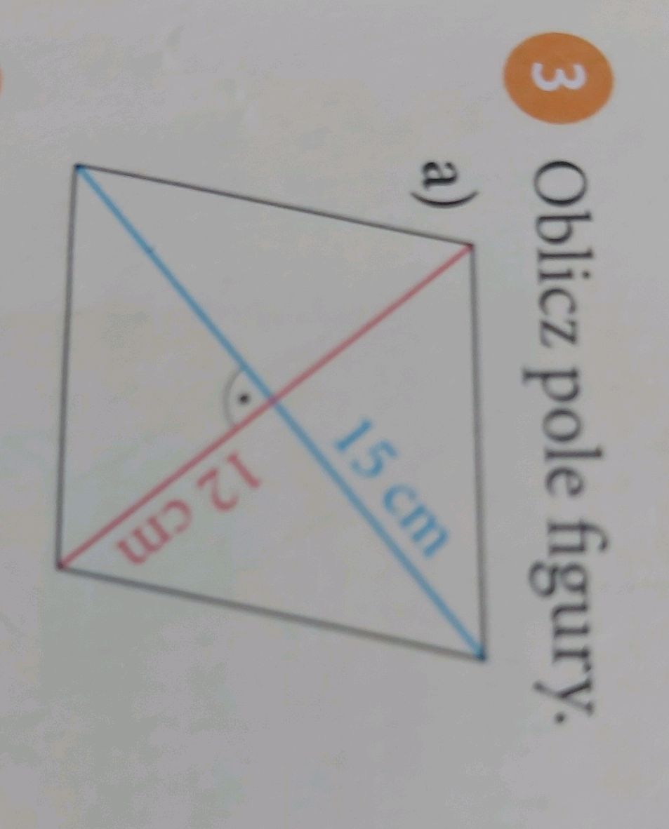 3 Oblicz pole figury. a) The image | StudyX