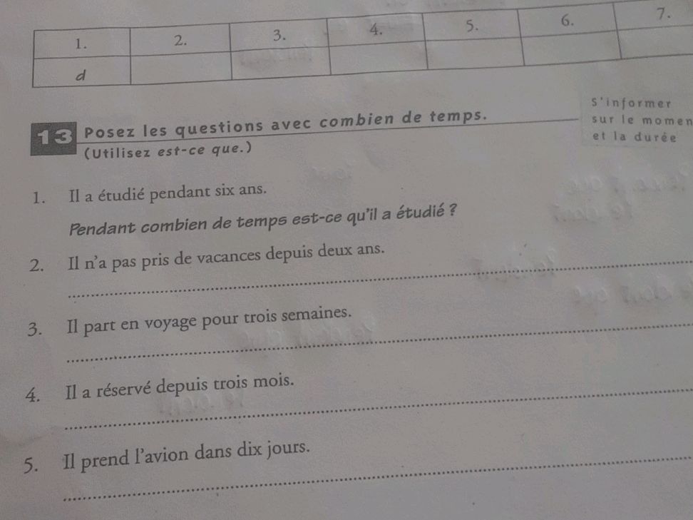13 Posez les questions avec combien de | StudyX