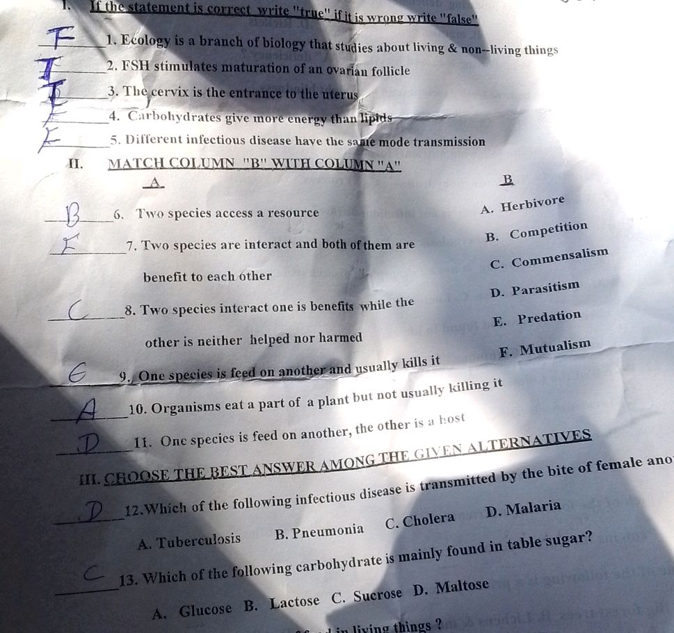 1. If the statement is correct write "true" | StudyX