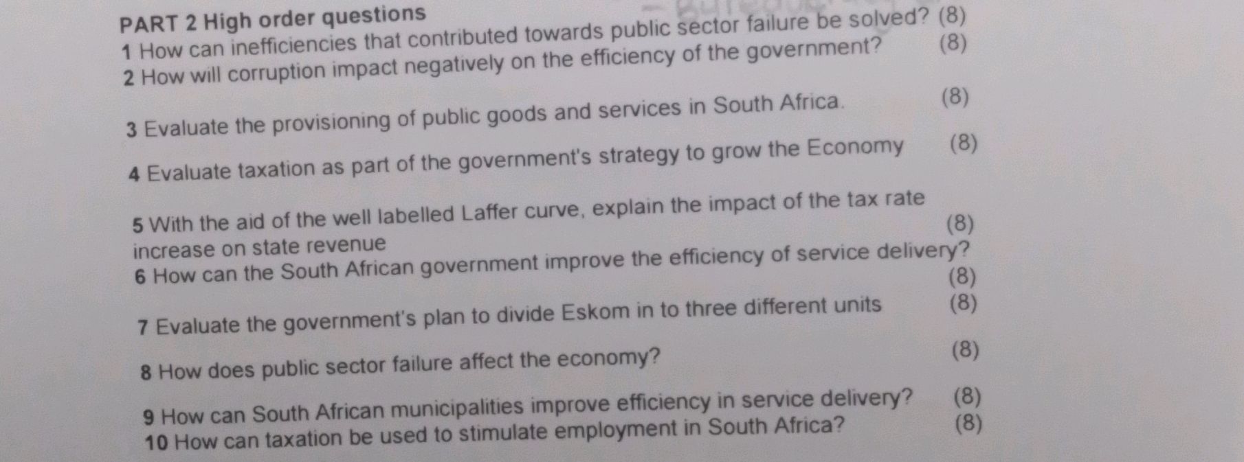1 How can inefficiencies that contributed | StudyX