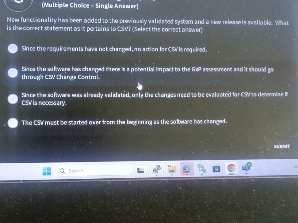 (Multiple Choice - Single Answer) New | StudyX